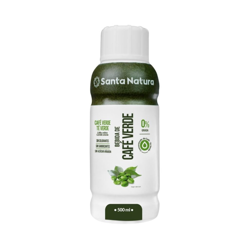 BEBIDA DE CAFÉ VERDE + TÉ VERDE 500 ML - Santa Natura