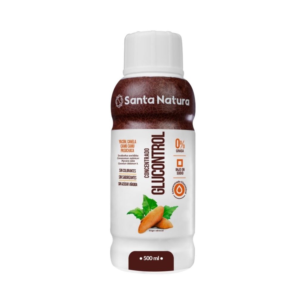 CONCENTRADO GLUCONTROL 500 ML - Santa Natura